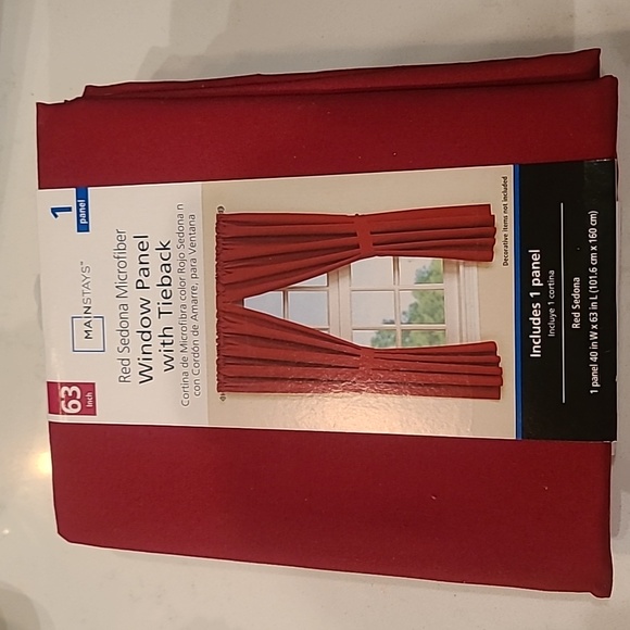 Mainstays | Accents | Mainstays Window Panel With Tie Back | Poshmark